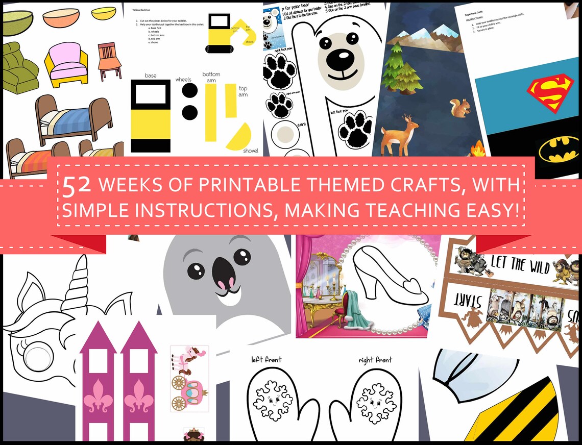 BALANCED TODDLER CURRICULUM Full Year 52 Weeks of Conceptual - Etsy