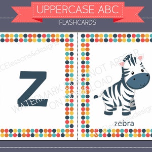 Printable ALPHABET FLASHCARDS, ABC Flashcards, Lowercase, Double Sided ...