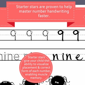 NUMBER HANDWRITING PRACTICE Worksheets: Prek & Kindergarten Handwriting ...