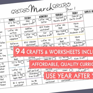 BALANCED PRESCHOOL CURRICULUM March Activities: a Month of Conceptual ...