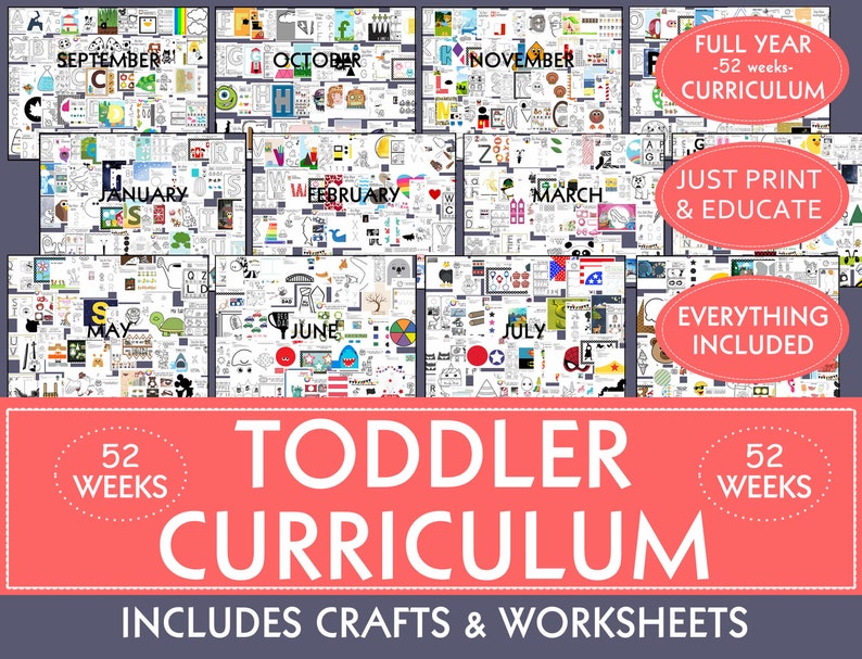 INFANT, TODDLER & PRESCHOOL Curriculum Combo: Covers Ages 9 Months 6 ...