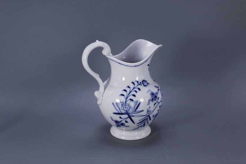 Meissen Blue Onion Unique Pitcher Excellent Condition - Etsy