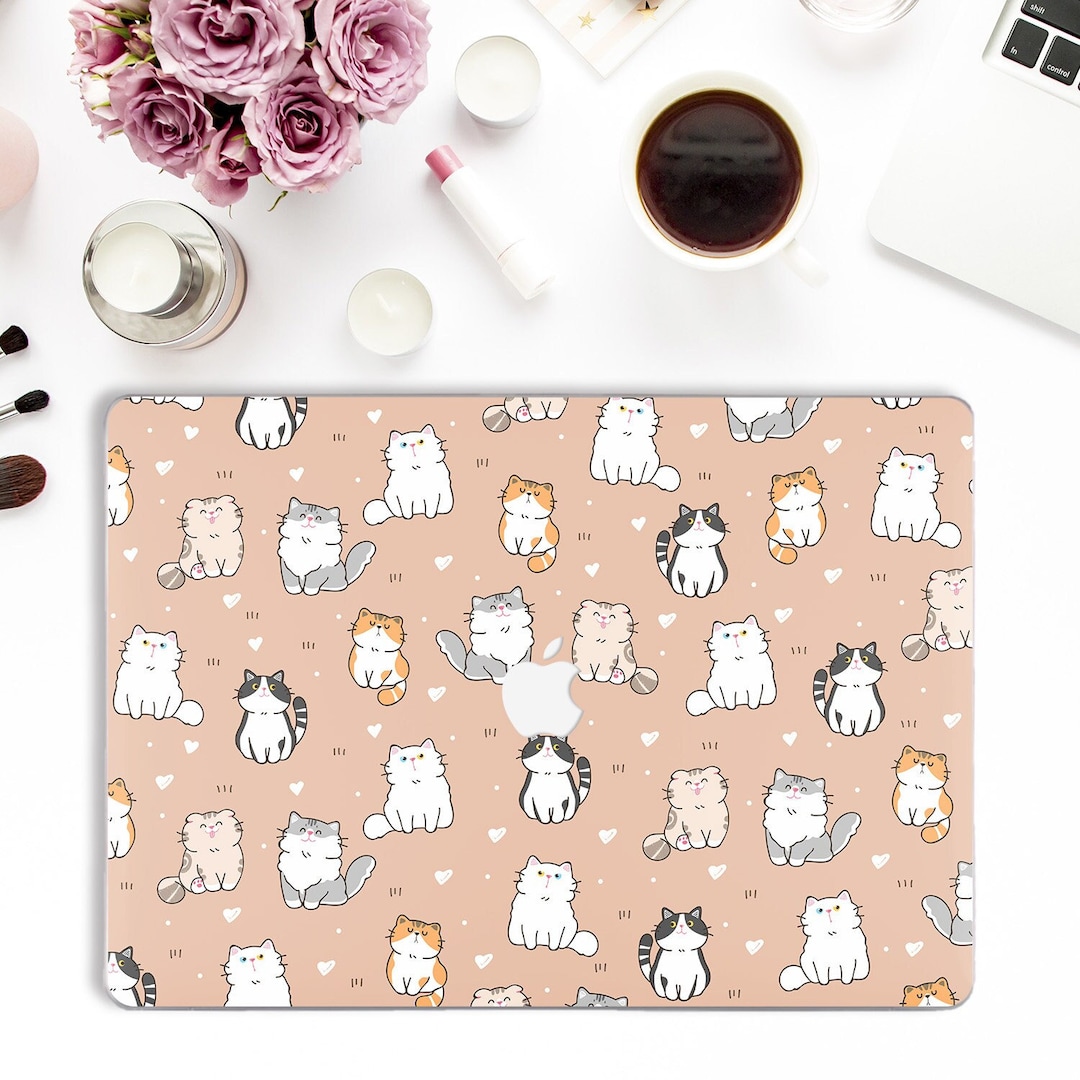 Cats MacBook Case Kawaii MacBook Pro 13 16 Air 13 M1 12 15 Inch Cute ...