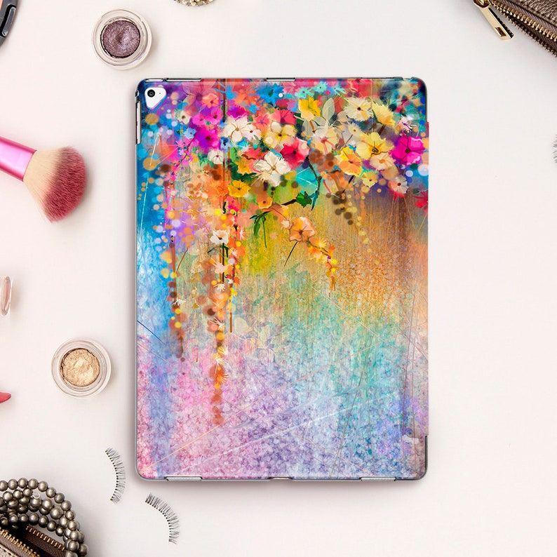 Flowers iPad Case for iPad Pro 11 12.9 3rd 10.5 Art iPad 10.2 7th 9.7 ...
