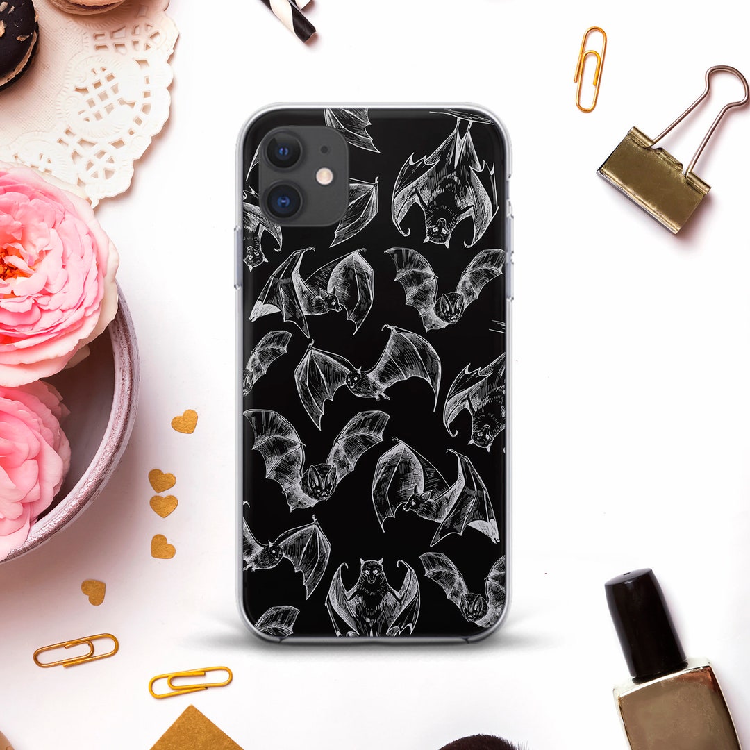 Bat iPhone Case for iPhone 12 Pro 11 XR X 8 Halloween Case for Galaxy ...