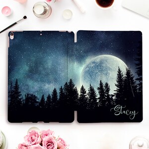 Moon iPad Case for iPad Pro 11 12.9 10.5 Name iPad 10.2 7th Gen 9.7 ...
