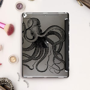 Octopus iPad Case Vintage iPad Pro 11 12.9 10.5 Ocean iPad 9.7 10.2 Air ...
