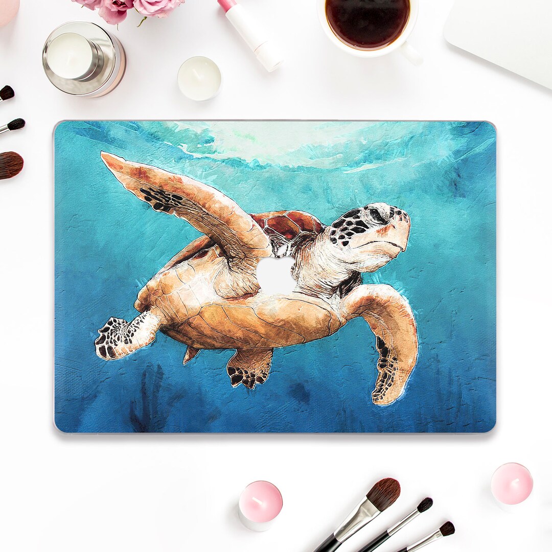 Turtle MacBook Case Nature MacBook Pro 13 Inch Air 13 15 M2 M3 Pro 14 ...