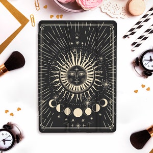 Moon iPad Case Stars iPad Pro 11 12.9 10.5 Vintage iPad 9.7 6th 5th Air ...