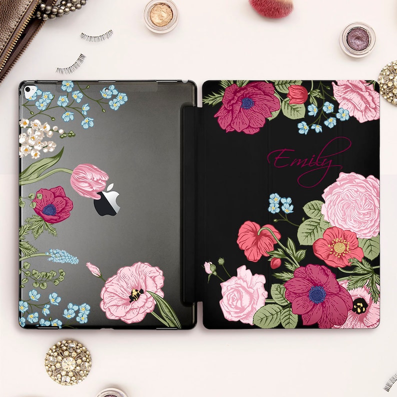 Name iPad Case for iPad Pro 11 12.9 10.5 for Girl iPad 10.2 7th 9.7 6th ...