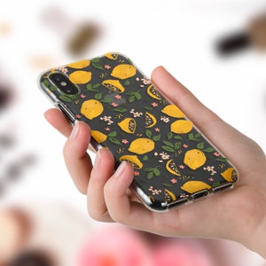 Lemons iPhone Case XR XS Max X Girl Case for iPhone 8 Plus 7 Galaxy S10 ...