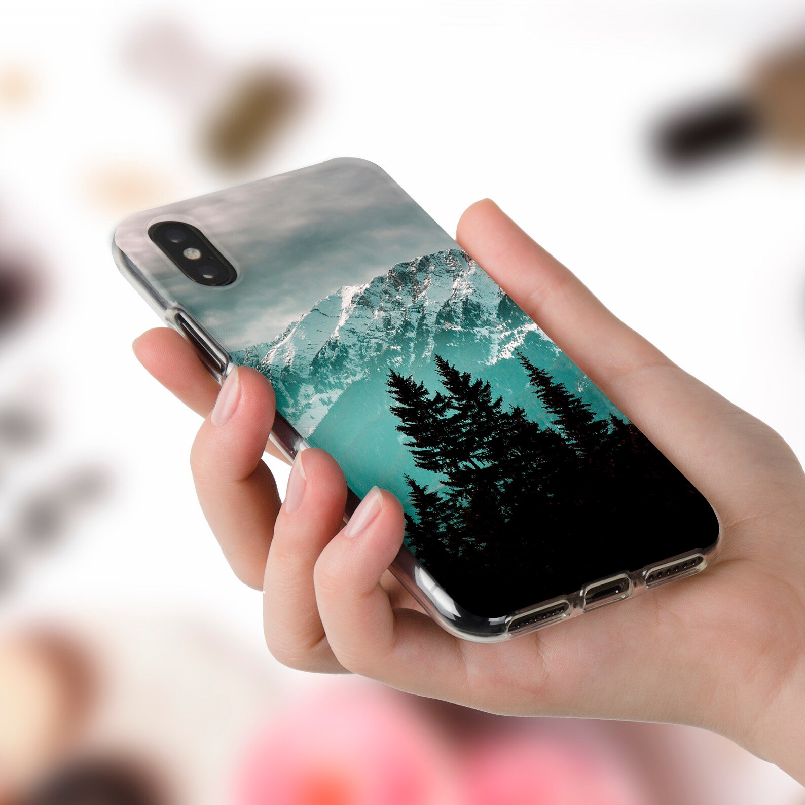 Mountains iPhone Case XR XS Max X Men Case for iPhone 8 Plus 7 Galaxy ...
