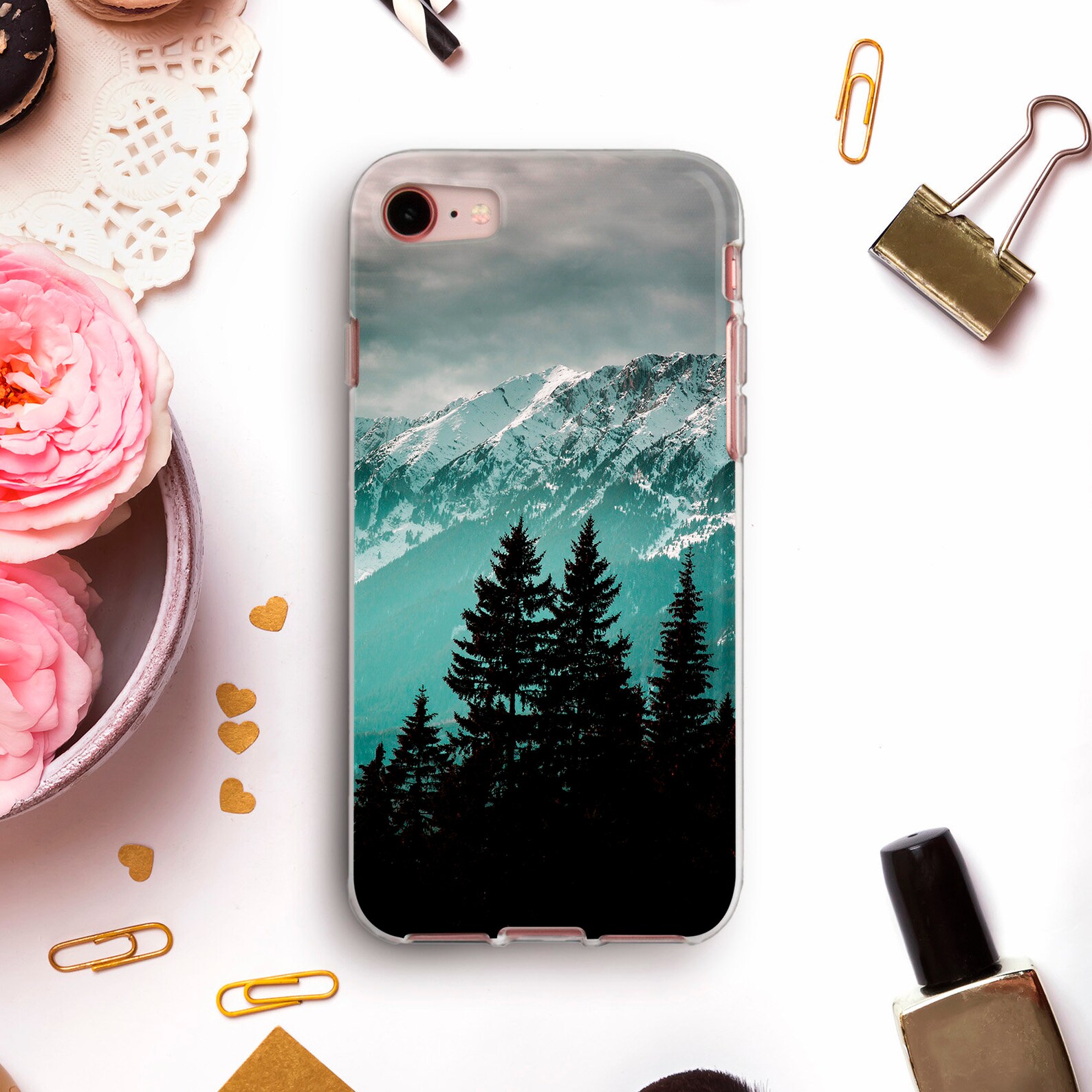 Mountains iPhone Case XR XS Max X Men Case for iPhone 8 Plus 7 Galaxy ...