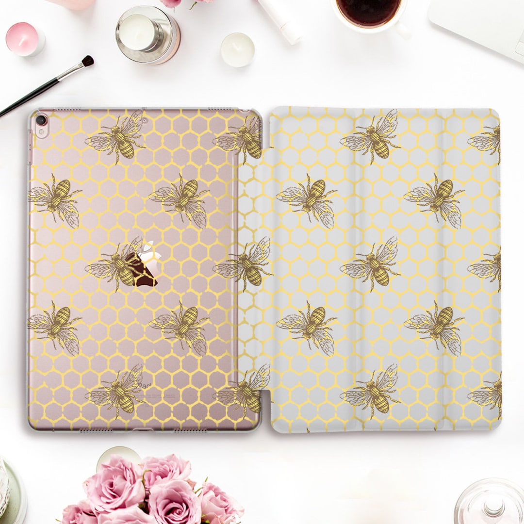 Bee iPad Case Girls iPad Pro 11 12.9 10.5 Cute iPad 9.7 6th 10.2 7th ...