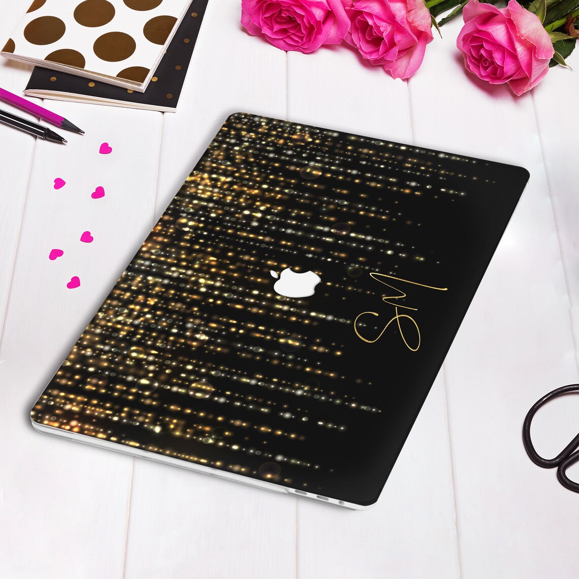 Monogram Macbook Case Cute Macbook Pro 13 Inch 2018 Air 13 Pro | Etsy