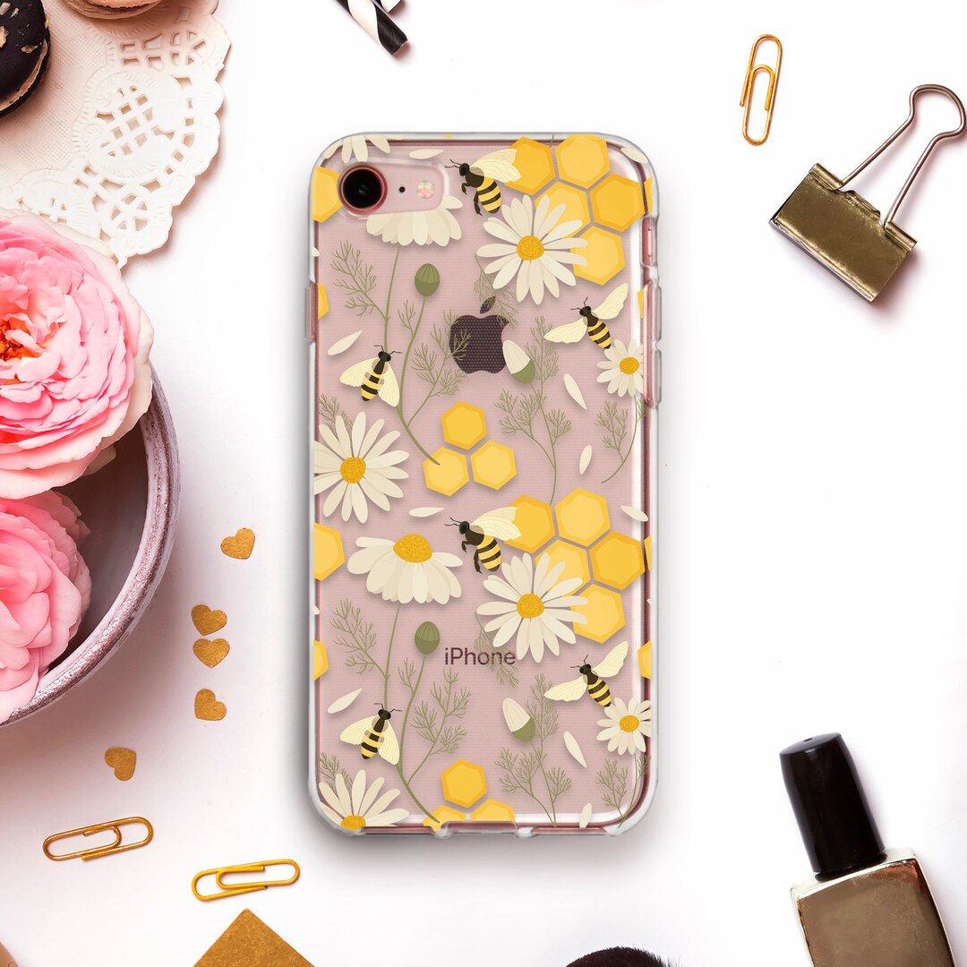 Bees iPhone Case for iPhone 15 Pro Cute iPhone 14 iPhone 13 iPhone 12 ...