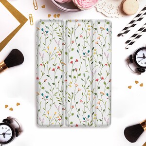 Flowers iPad Case Girls iPad Pro 11 12.9 10.5 Cute iPad 9.7 6th 10.2 ...