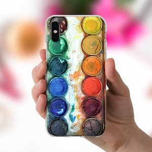 Paint iPhone Case for iPhone 11 Pro Max XR X XS Art iPhone 8 Plus 7 for ...