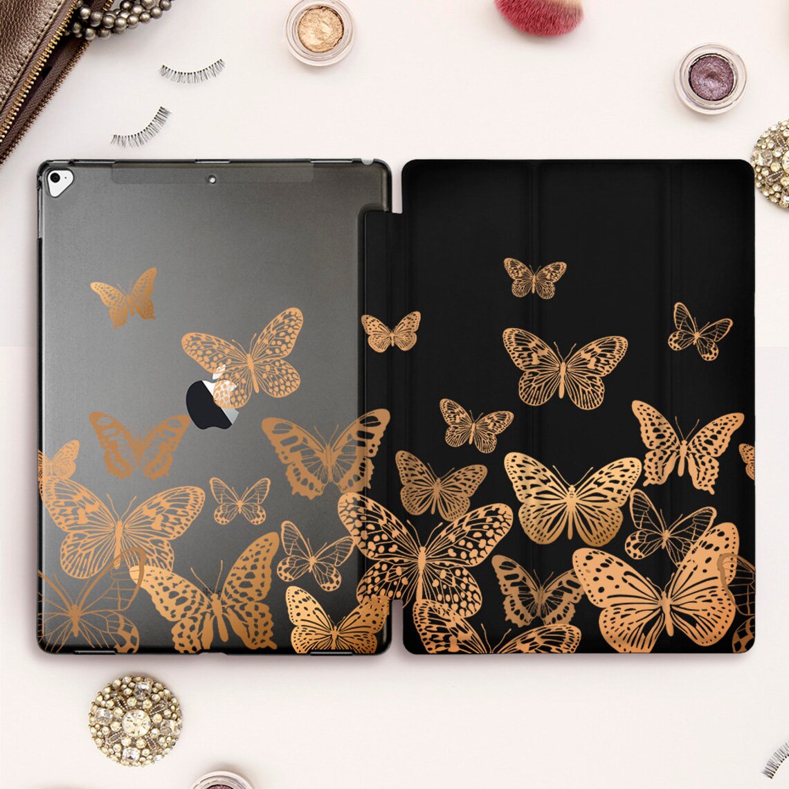 Butterfly iPad Case for iPad Pro 11 12.9 10.5 Cute iPad 10.2 7th 9.7 ...