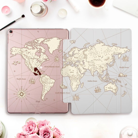 Map Ipad Case for Ipad Pro 11 12.9 3rd 10.5 Vintage Ipad 10.2 | Etsy Canada