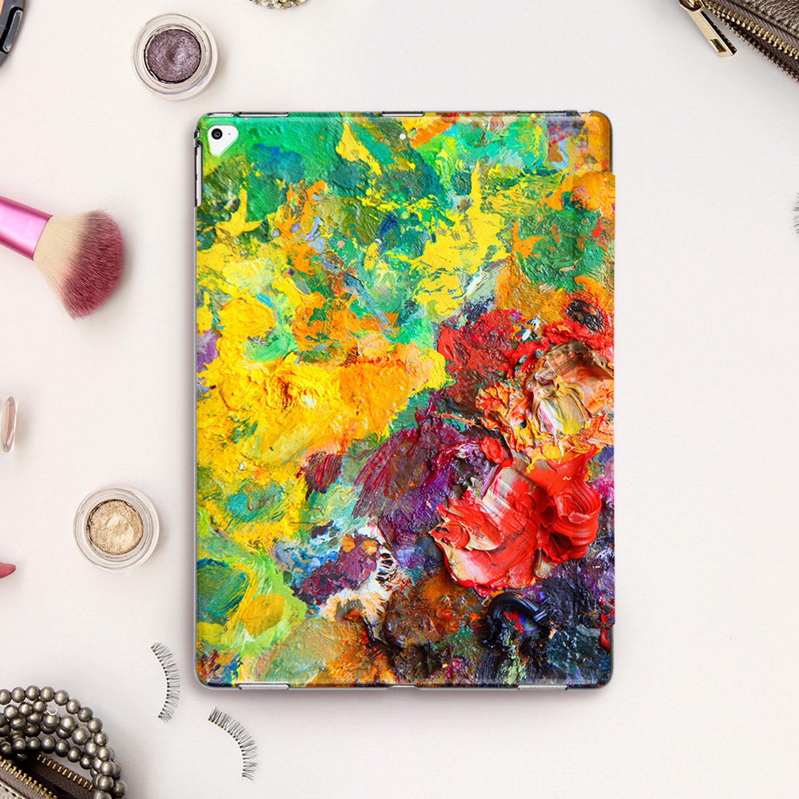 Oil Paint iPad Case Rainbow iPad Pro 11 12.9 10.5 Art iPad 9.7 6th 10.2 ...