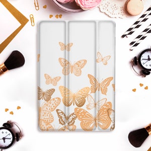 Butterfly iPad Case for iPad Pro 11 12.9 10.5 Cute iPad 10.2 7th 9.7 ...