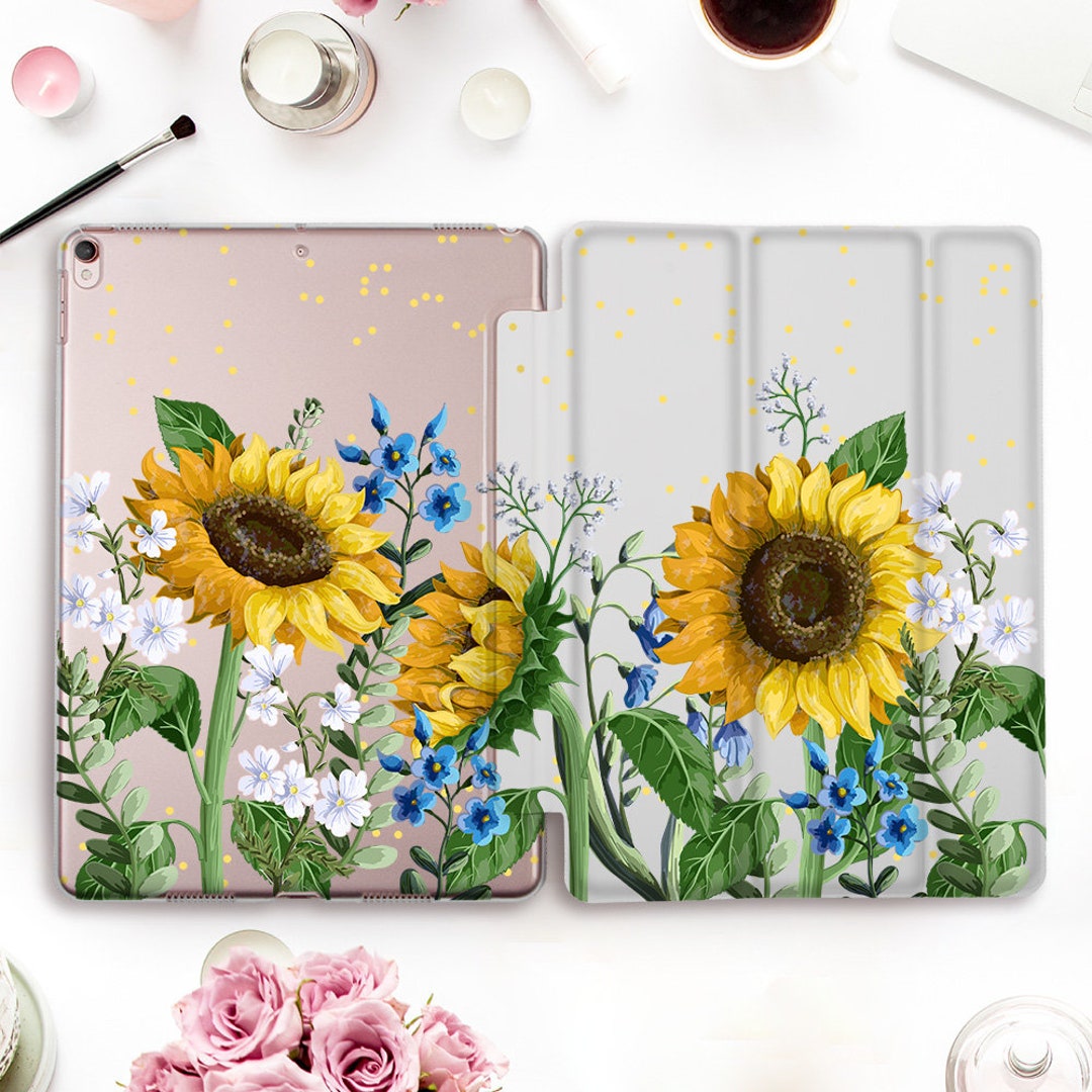 Sunflowers iPad Case Girl iPad Pro 11 12.9 10.5 Cute iPad 9.7 10.2 Inch ...
