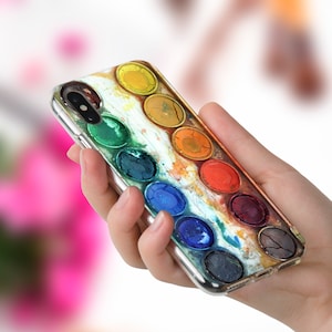 Paint iPhone Case for iPhone 11 Pro Max XR X XS Art iPhone 8 Plus 7 for ...
