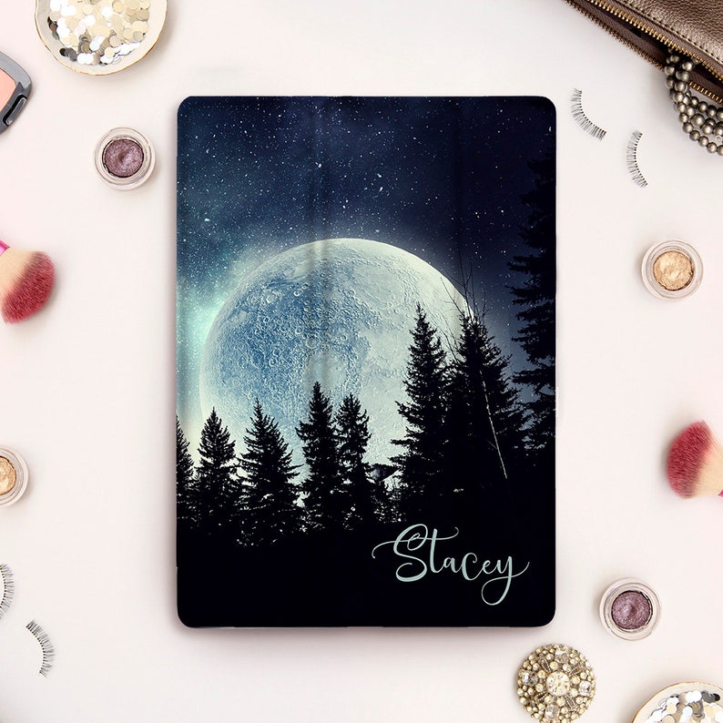 Moon iPad case for iPad Pro 11 12.9 10.5 Name iPad 10.2 7th | Etsy