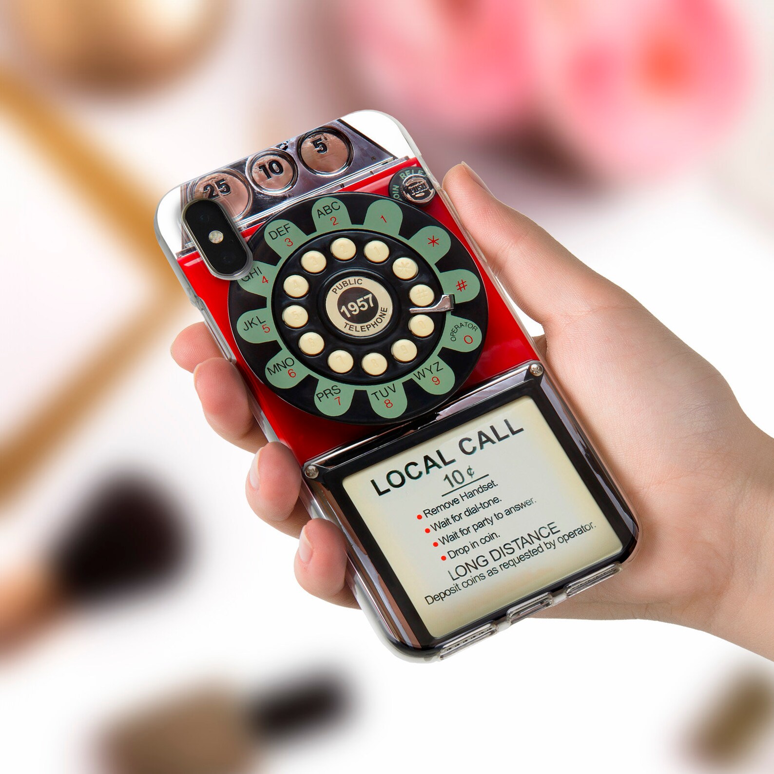 Vintage iPhone Case for iPhone 11 Pro Max XR X XS Retro iPhone 8 Plus 7 ...