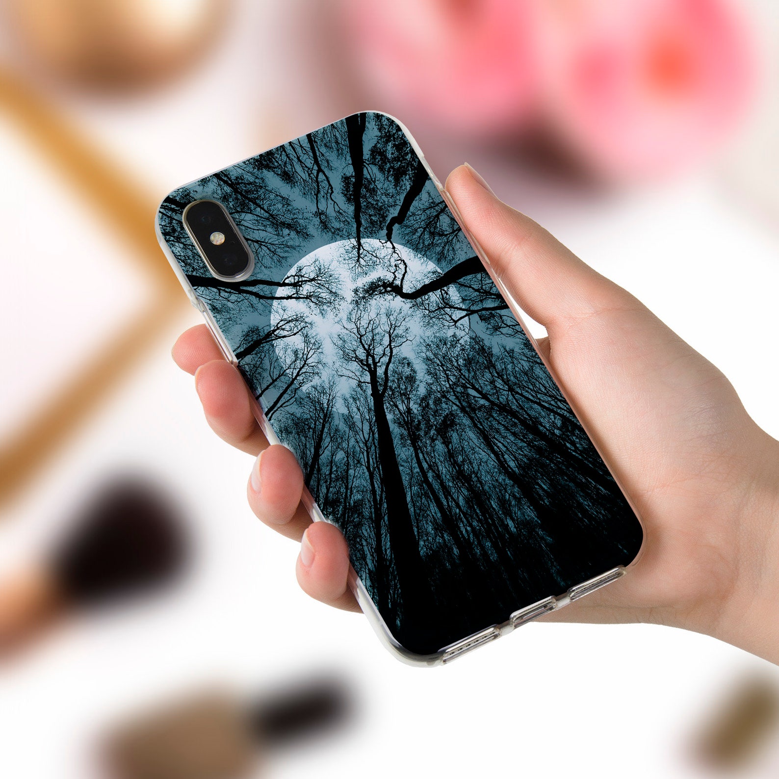 Moon Iphone Case for Iphone 11 Pro Max XR X XS Trees Iphone 8 - Etsy