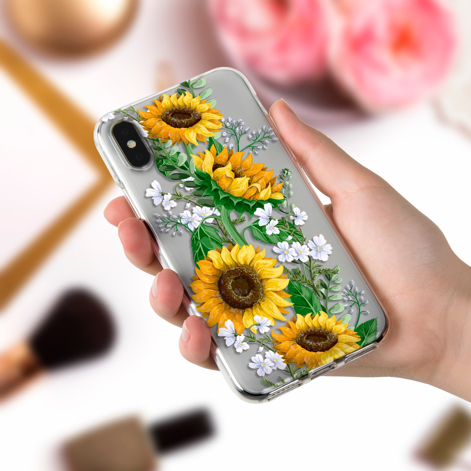 Sunflower iPhone Case for iPhone 11 Pro Max XR X XS Cute iPhone 8 Plus ...