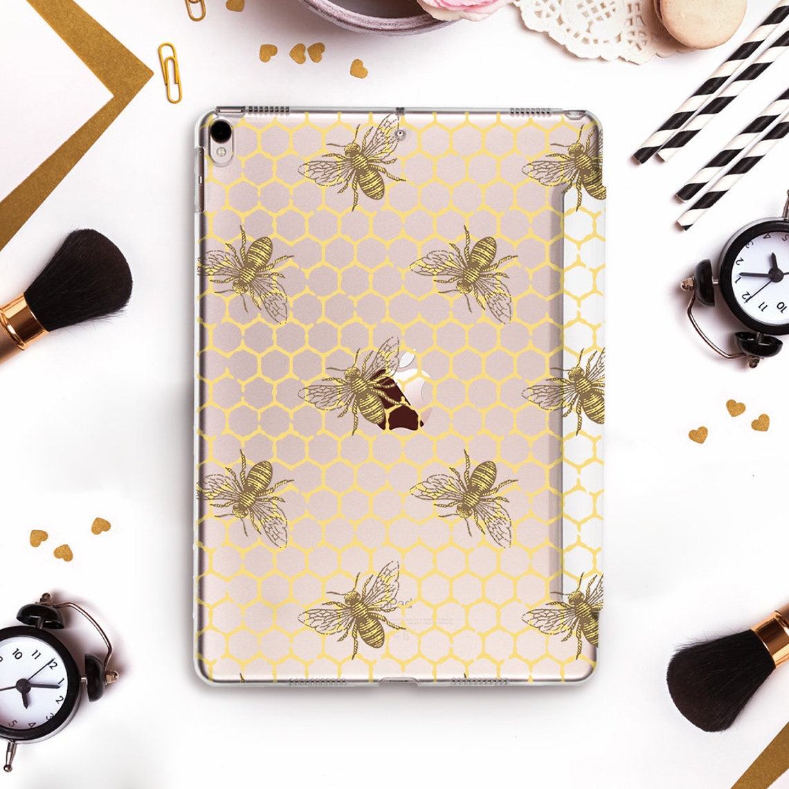 Bee iPad Case Girls iPad Pro 11 12.9 10.5 Cute iPad 9.7 6th 10.2 7th ...