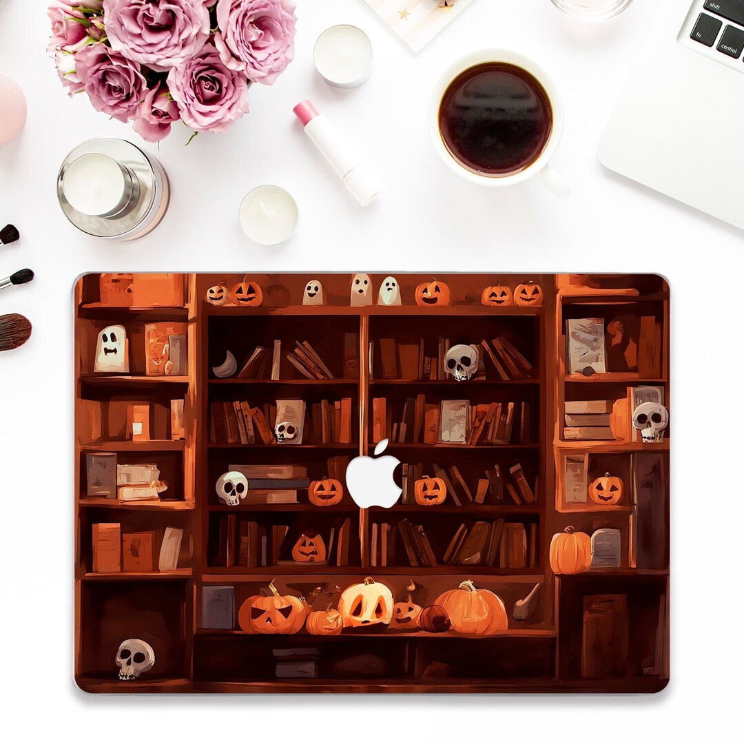Books MacBook Case Halloween MacBook Pro 13 Air 13 M2 M1 Pro 14 Pro 16 ...