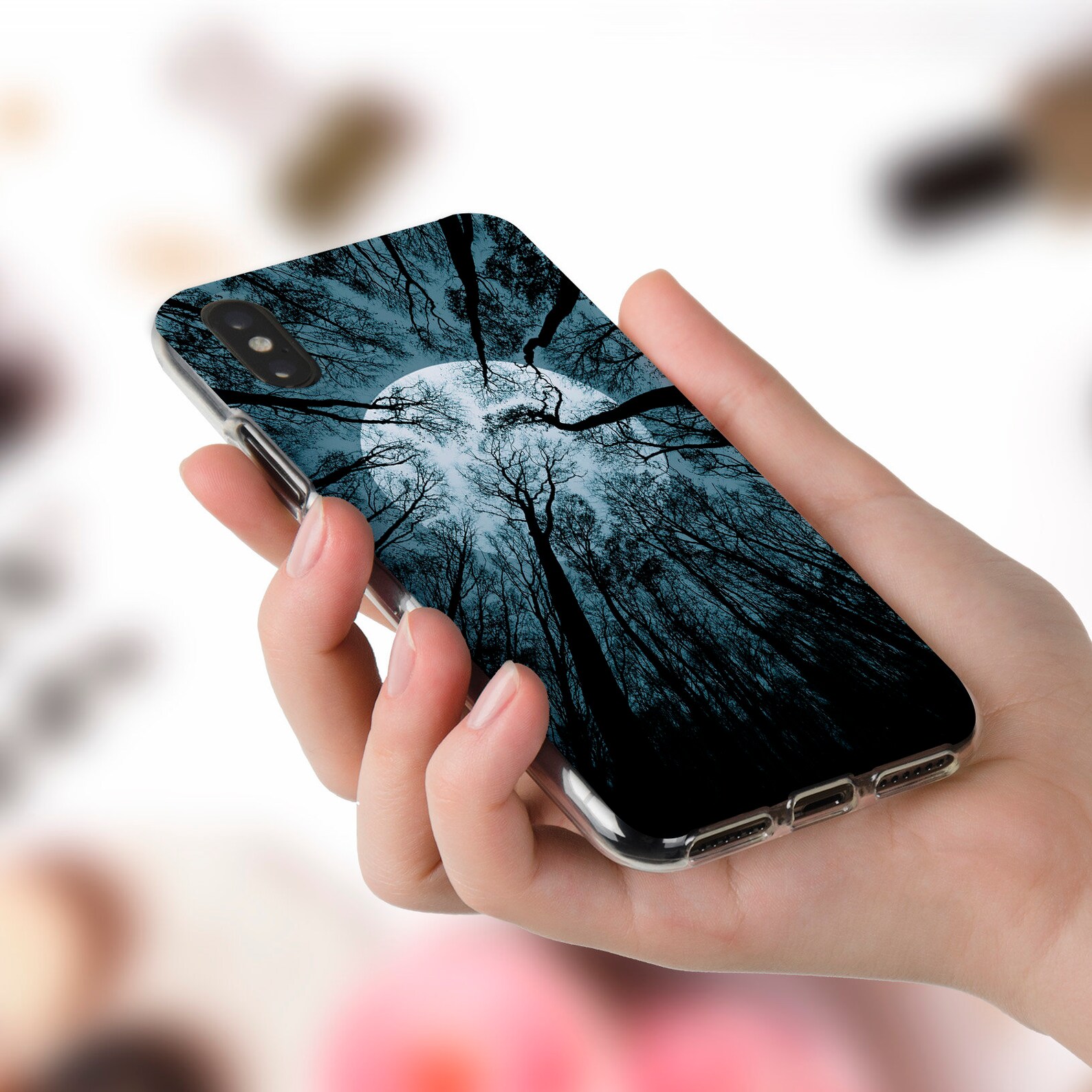 Moon Iphone Case for Iphone 11 Pro Max XR X XS Trees Iphone 8 - Etsy