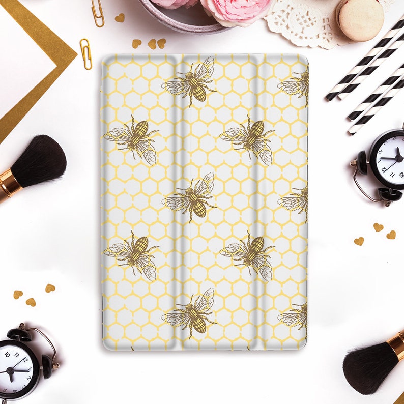 Bee iPad Case Girls iPad Pro 11 12.9 10.5 Cute iPad 9.7 6th 10.2 7th ...