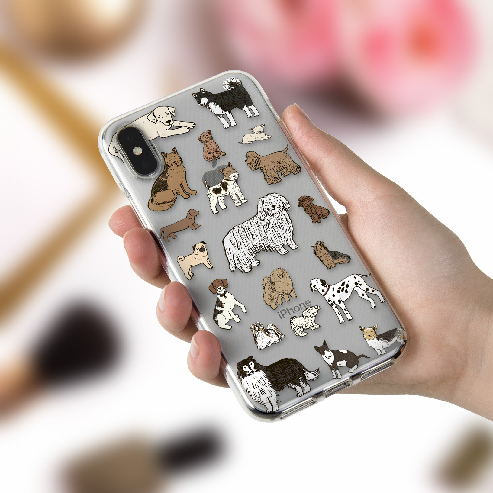 Dogs Iphone Case 11 Pro XR X Cute Case for Iphone 8 Plus 7 | Etsy