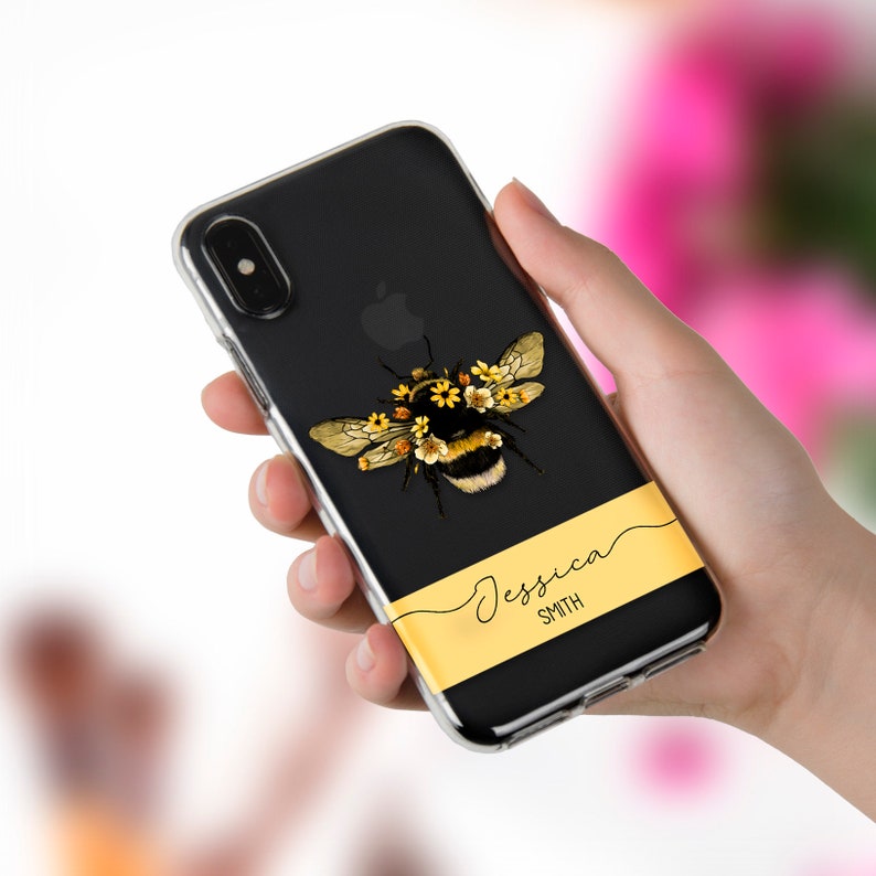 Bee Iphone Case 11 Pro XR X Name Case for Iphone 8 7 Galaxy | Etsy