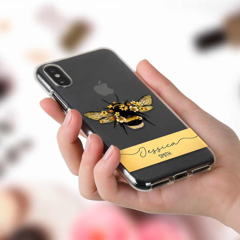Bee Iphone Case 11 Pro XR X Name Case for Iphone 8 7 Galaxy | Etsy