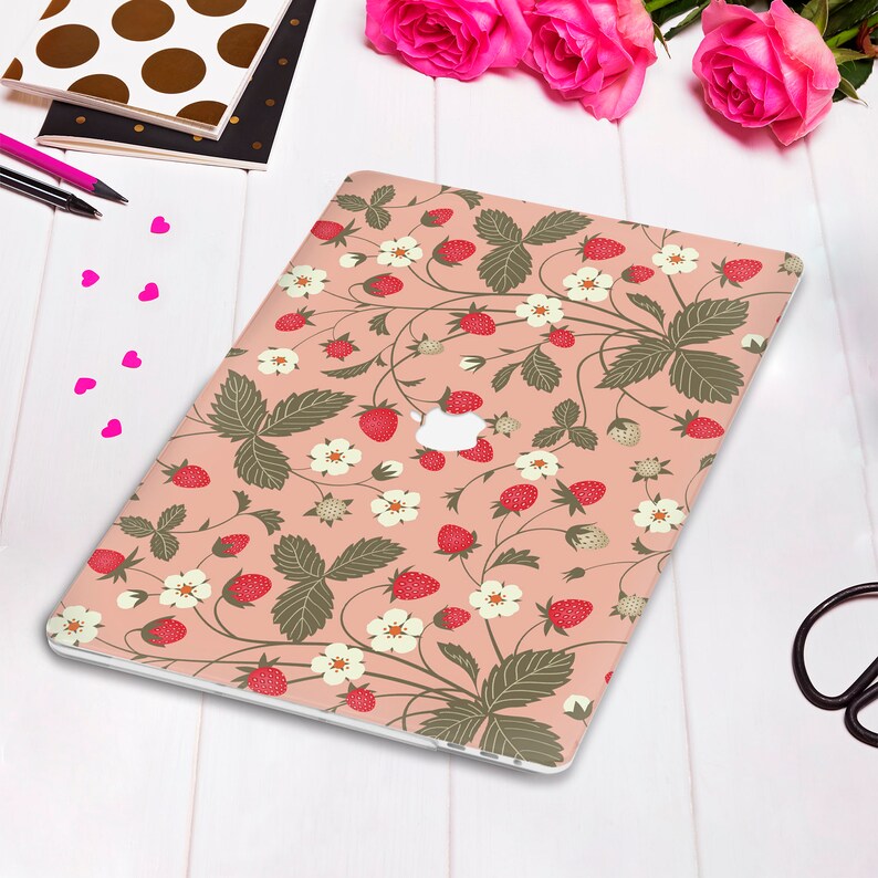 Strawberries MacBook Case Cute MacBook Pro 13 Inch Air 13 15 M2 M3 2024 ...