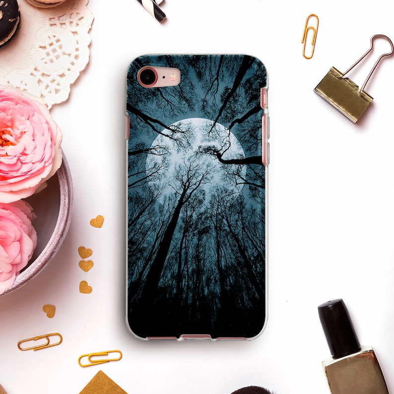 Moon Iphone Case for Iphone 11 Pro Max XR X XS Trees Iphone 8 - Etsy