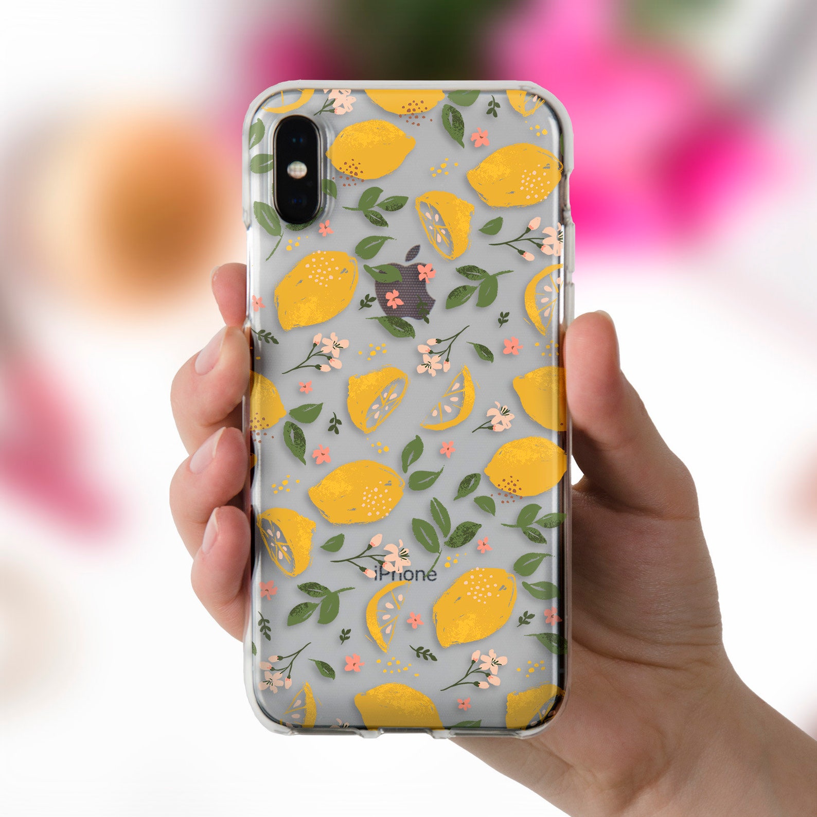 Lemons iPhone case XR XS Max X Girl case for iPhone 8 Plus 7 | Etsy