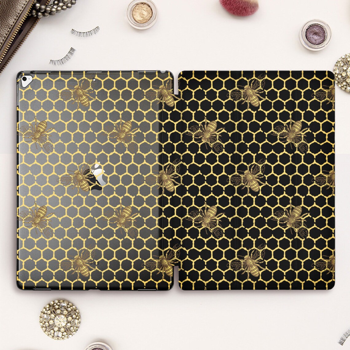 Bee iPad Case Girls iPad Pro 11 12.9 10.5 Cute iPad 9.7 6th 10.2 7th ...