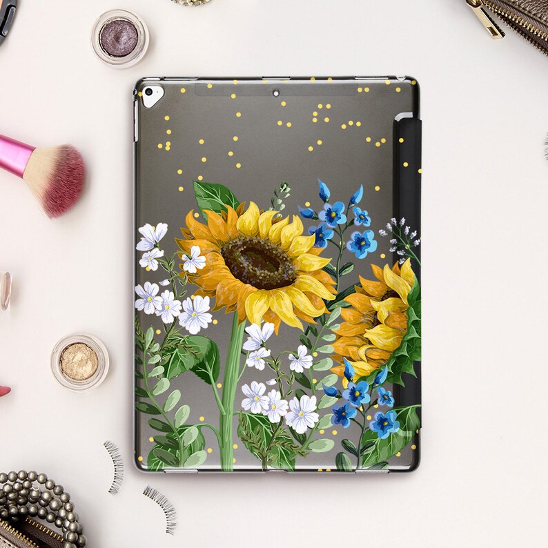 Sunflowers iPad Case Girl iPad Pro 11 12.9 10.5 Cute iPad 9.7 10.2 Inch ...
