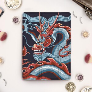 Dragon iPad Case Vintage iPad Pro 11 12.9 10.5 Japan iPad 9.7 6th 2018 ...