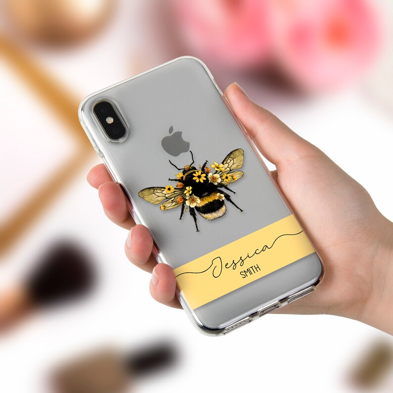 Bee Iphone Case 11 Pro XR X Name Case for Iphone 8 7 Galaxy | Etsy