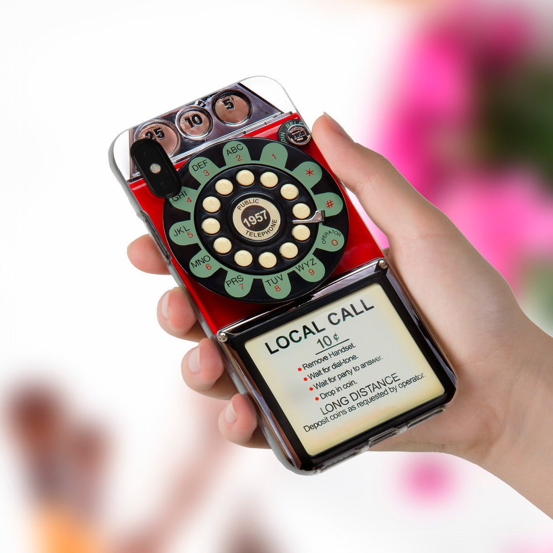 Vintage iPhone Case for iPhone 11 Pro Max XR X XS Retro iPhone 8 Plus 7 ...