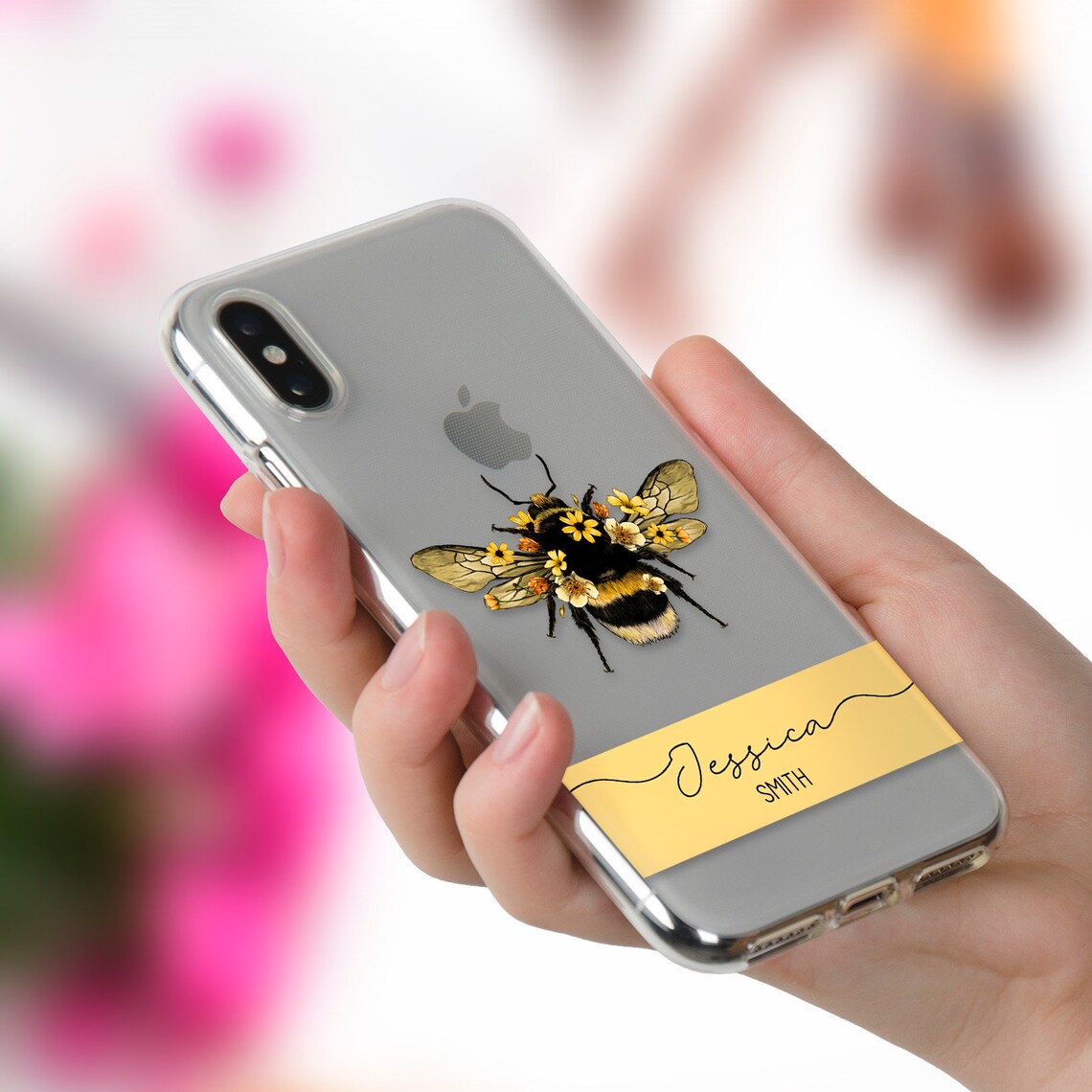 Bee Iphone Case 11 Pro XR X Name Case for Iphone 8 7 Galaxy | Etsy