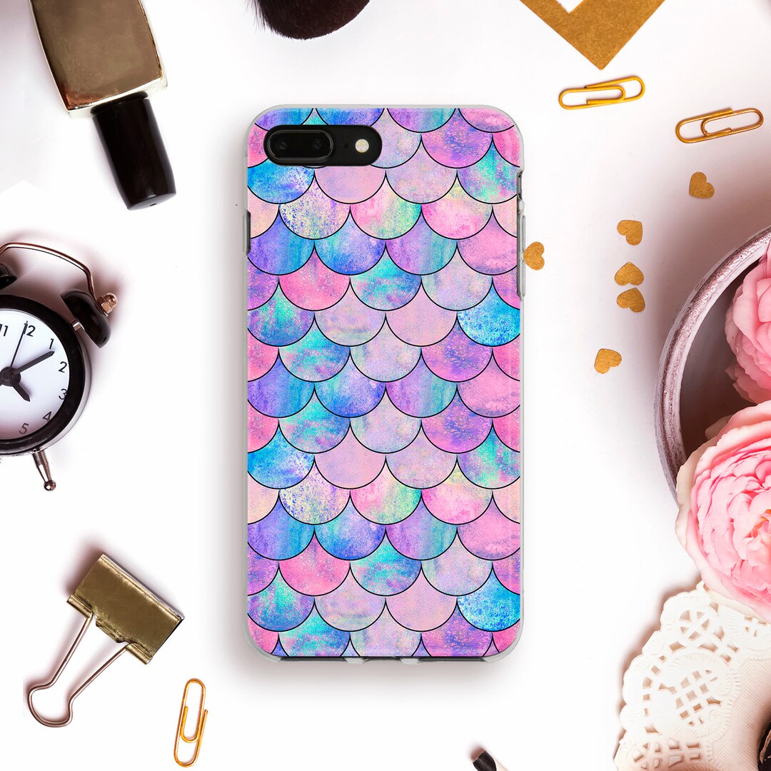 Mermaid Iphone Case 11 Pro XR XS Girl Case for Iphone 8 7 - Etsy
