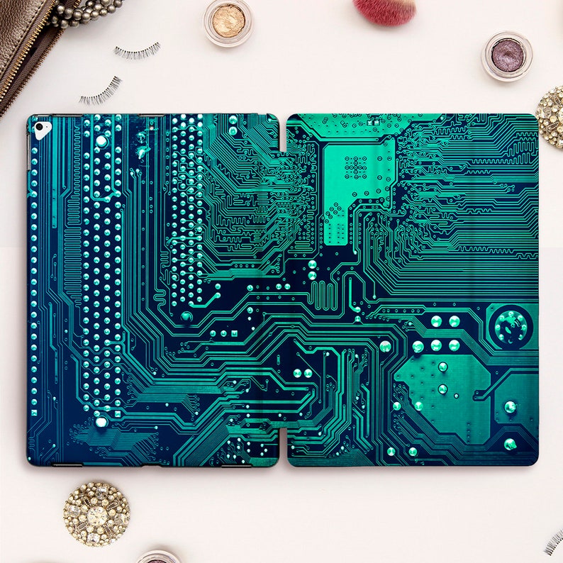 Nerd iPad Case for iPad Pro 11 12.9 3rd 10.5 Green iPad 10.2 7th 9.7 ...